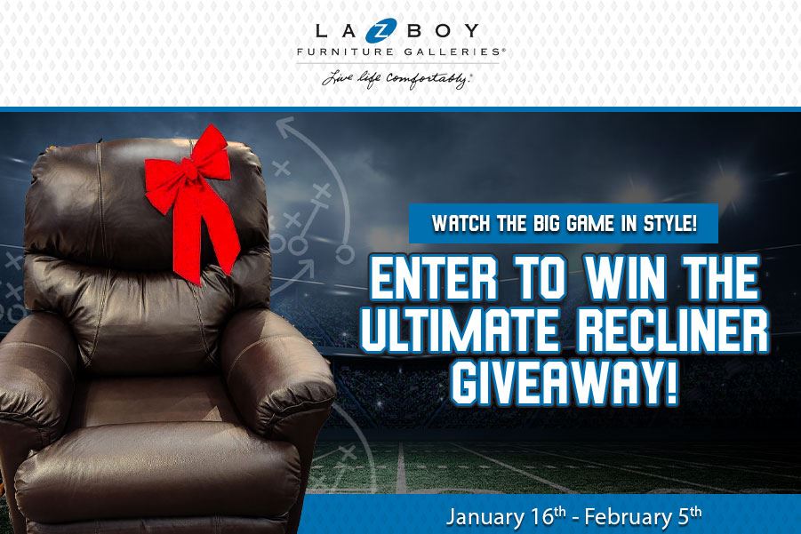 Enter to win a recliner from La-Z-Boy Furniture Galleries!