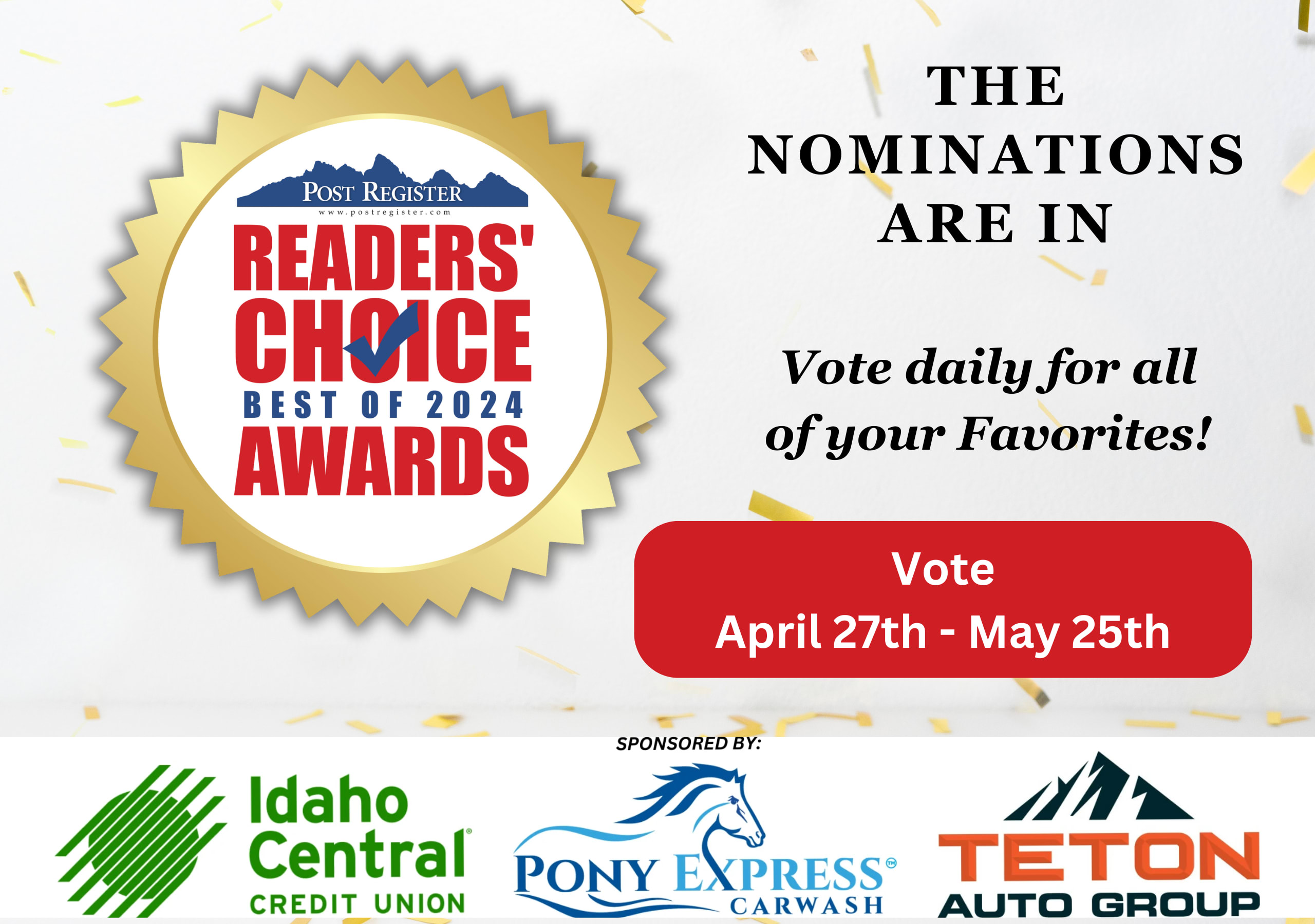 The Post Register's 2024 Readers' Choice Awards honor the best local ...