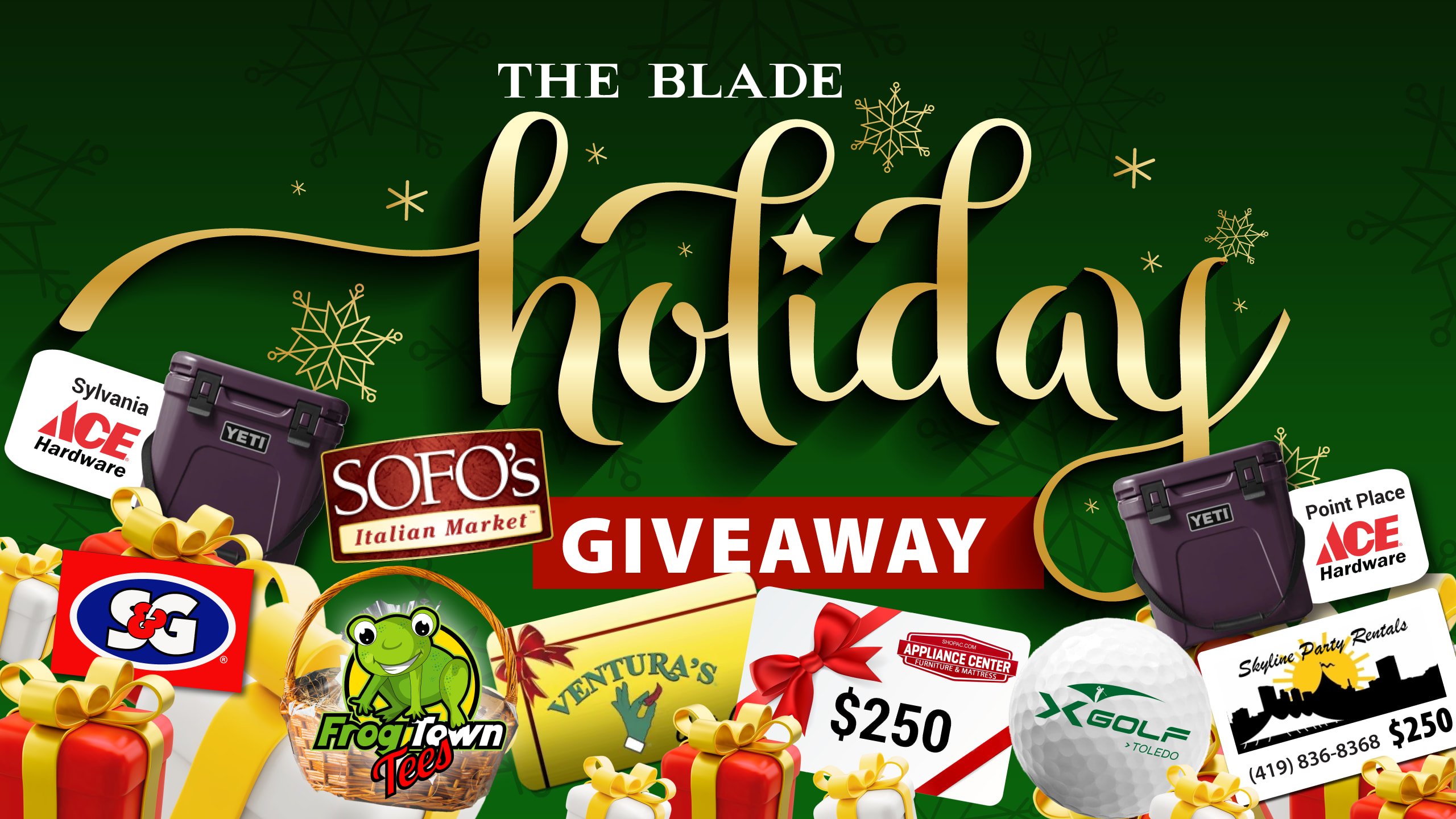 The Blade Holiday Giveaway Winners